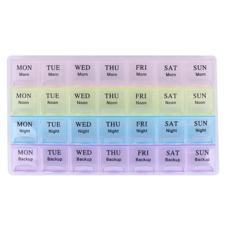 UD Portable 7 Days Tablet Pill Box Holder Medicine Storage Organizer ...