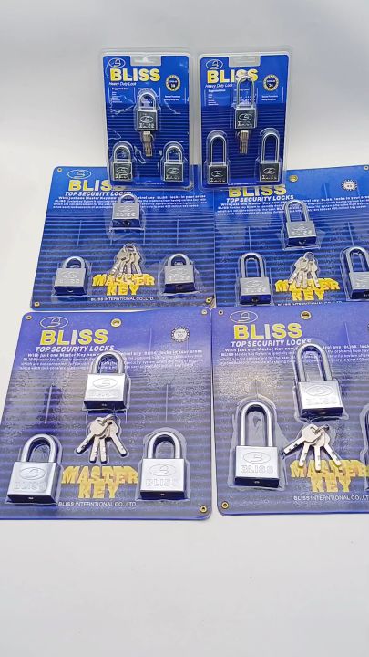 BLISS303 403 503 505ชุดแม่กุญแจชุด Key set สีสเตนเลส สี เงิน กุญแจ ...