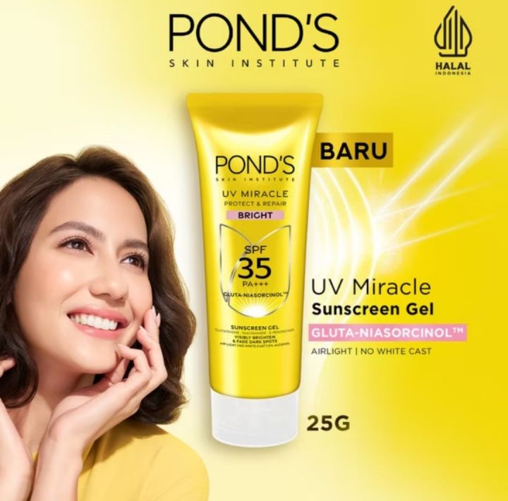 (Kemasan Baru) POND SUNSCREEN SPF 35+ PA++++ PONDS UV PROTECT SUN SERUM ...