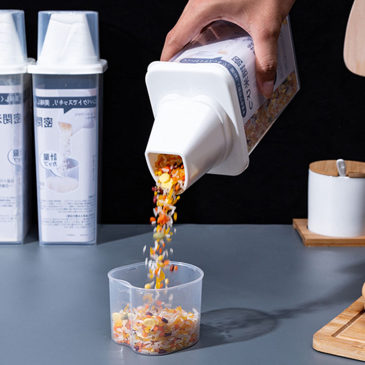 SKYDREAM 1200ml / 870ml Food Storage Bottle - Rice Bottle / Grain ...