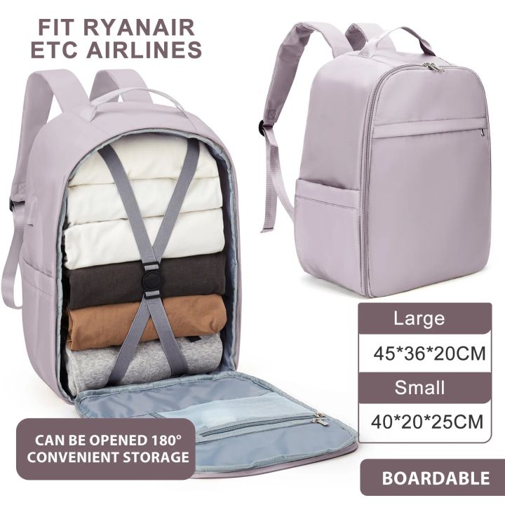 Likros Hand Luggage Backpack for Ryanair 40x20x25 Cabin Bag, Easyjet ...