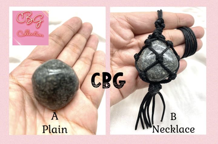 Bato Balani Magnetite Stone Necklace pampaswerte | Lazada PH