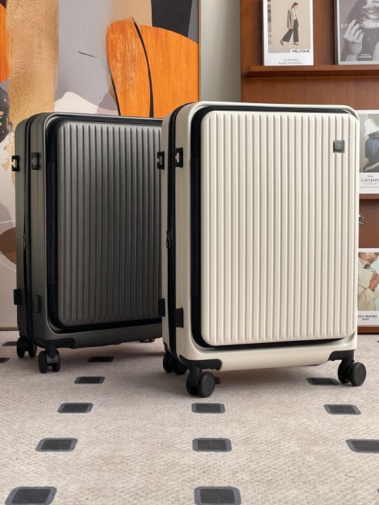 New Side-Open Cover Luggage Expandable Carry-On 20 Inch Large Capacity ...