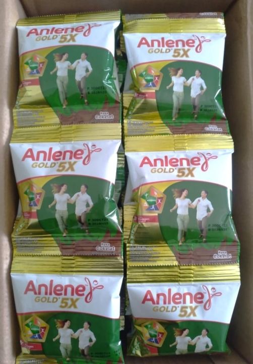 Susu anlene gold 5x untuk kesehatan tulang 1 renceng isi 10 sachet ...
