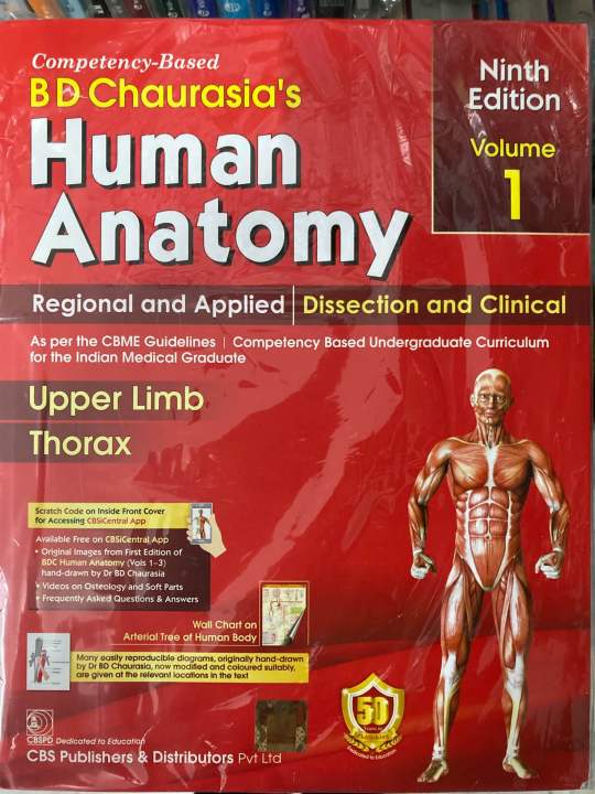 Chaurasia’s Human Anatomy Latest 9th ed, Regional And Applied ...