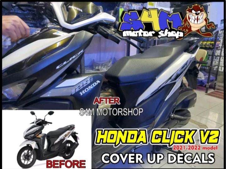 HONDA CLICK 125i Version 2 2021-2022 Model COVER -UP / PANTAKIP STICKER ...