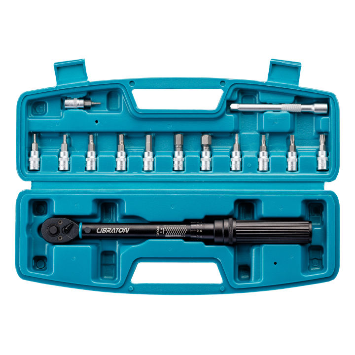 Libraton Bike Torque Wrench 1/4'', 5-25Nm, 0.1Nm Micro, Drive Click ...