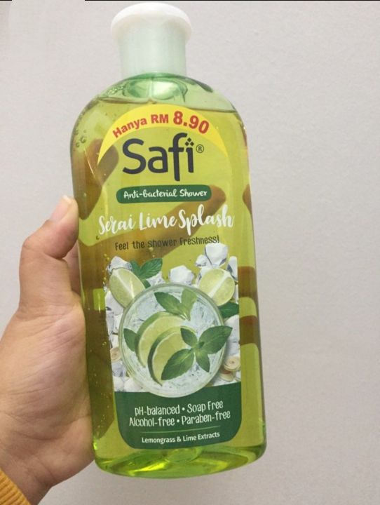 SAFI BODY WASH 500g anti bacterial shower serai lime splash | Lazada