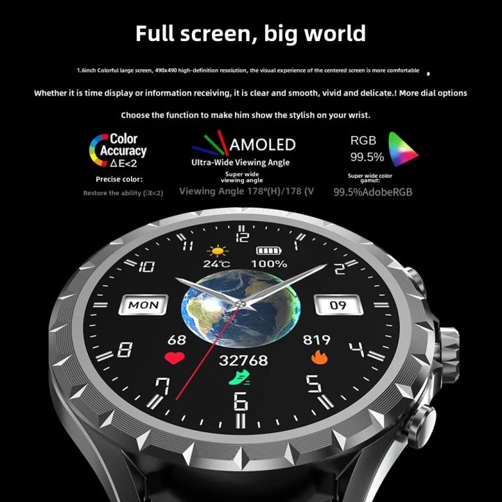 Multifunctional Smart Watch Heart Rate Pressure Monitor Bluetooth Watch ...