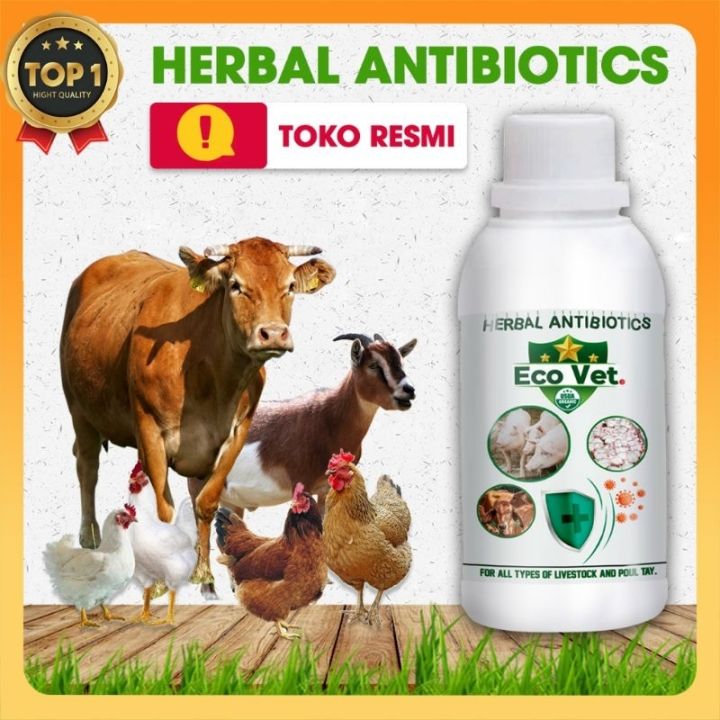 Eco Vet Herbal Antibiotik 250 gram - Ecovet By Garden - Ecovet Original ...