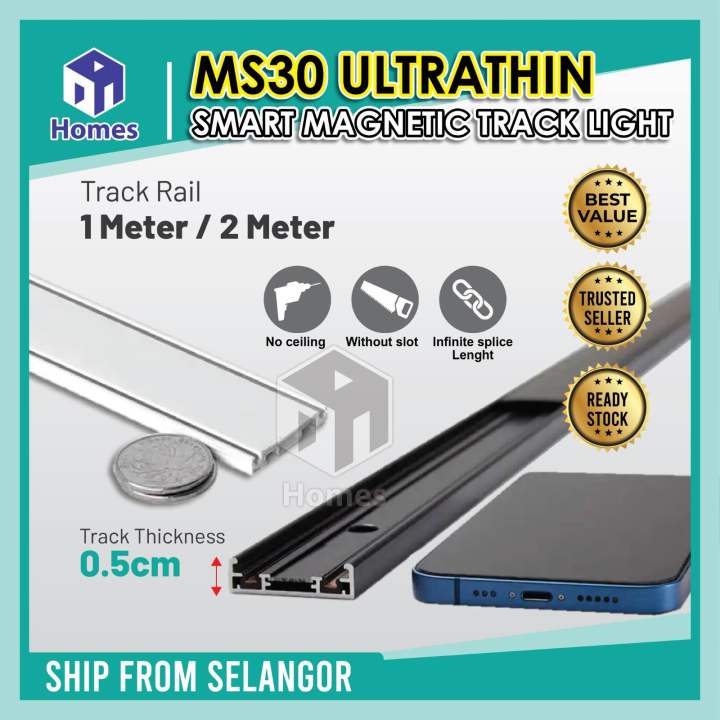 Homes Smart Magnetic Track Light Ultra Thin Ultra Slim, Lampu LED ...