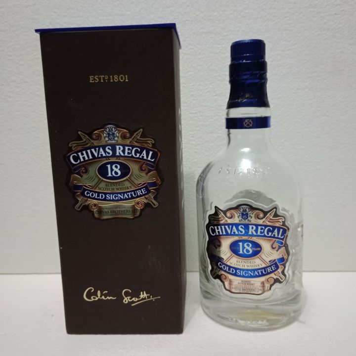 botol bekas miras chivas 18 whisky | Lazada Indonesia