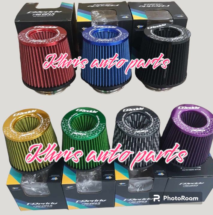 Greddy 3" Inlet Cone Type Universal Air filter Type Washable 76mm Car ...