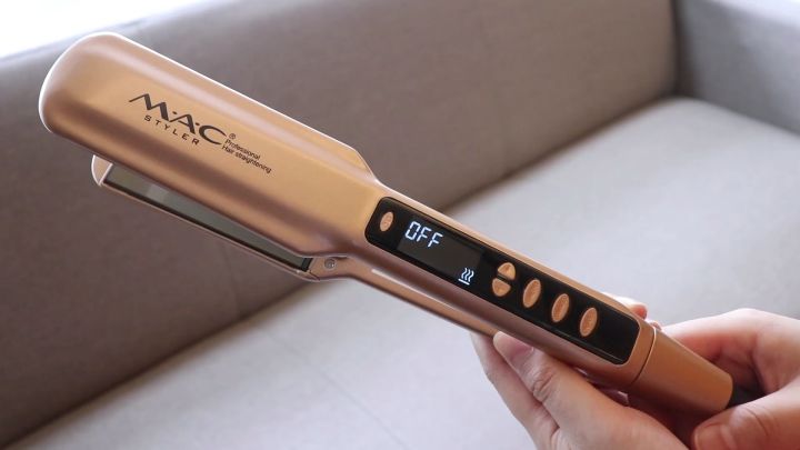 MAC Styler Ultra Shine Professional Gold Hair Straightener Flat Iron ...