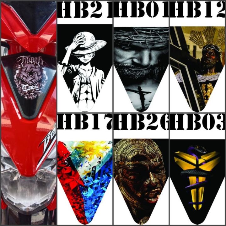 HONDA BEAT V2 FRONT STICKER PRINTED LAMINATED batch 1 | Lazada PH