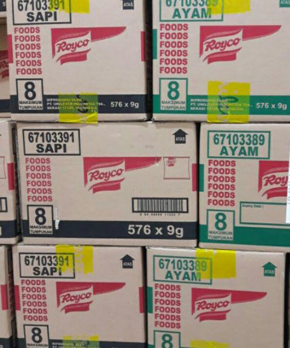 Royco Penyedap Rasa Ayam / Sapi sachet / Renceng 1 Dus isi 48 Lusin 8 gr (576Pcs) | Lazada Indonesia