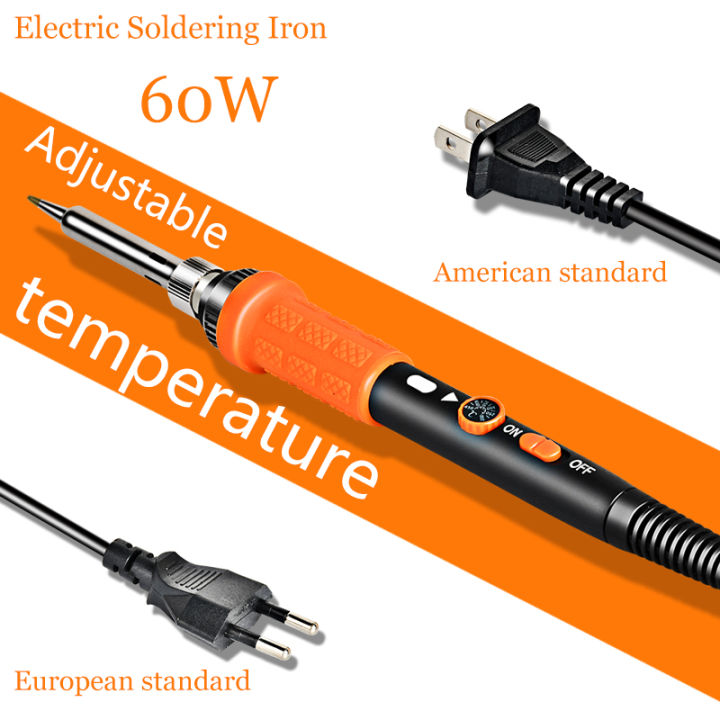 Adjustable temperature Electric Soldering Irons 110V 220V 60W | Lazada PH