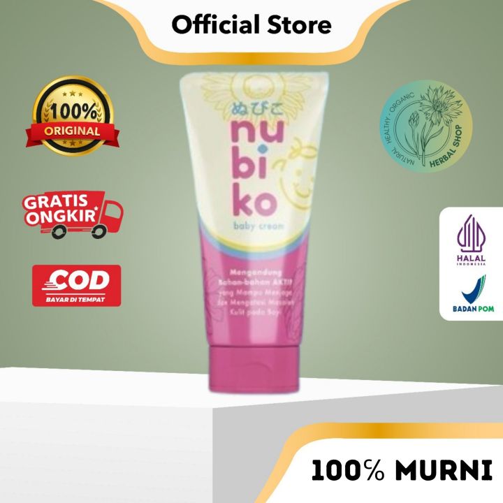 Nubiko Baby Cream 50gr Mencerahkan Kehitaman | Lazada Indonesia