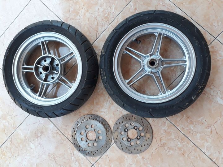 velg pelek pelah racing resing kawasaki KSR110 KSR Z125 ring12 monkay mini bike original ...