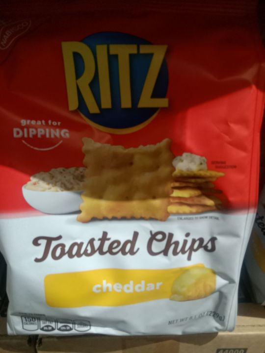 RITZ TOASTED CHIPS CHEDDAR 229GRMS (USA) 20768 | Lazada PH