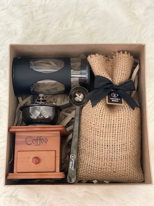 Coffee Gift Box with Manual Grinder | Lazada PH