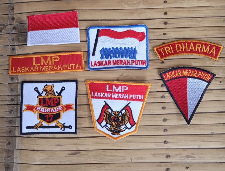 atribut LMP satu set logo lmp ,laskar merah putih | Lazada Indonesia