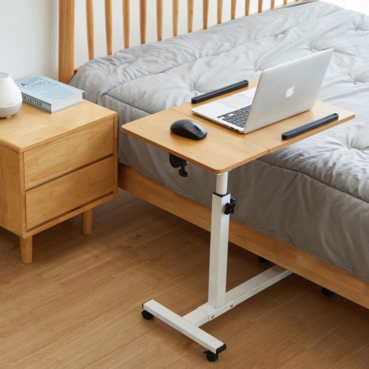 LENOBLE Adjustable Laptop Table Upgraded Foldable Bedside Table with 4 ...