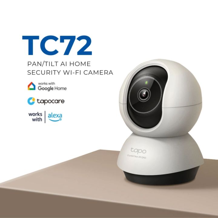TP-Link Tapo TC72 Pan/Tilt AI Home Security Wi-Fi Camera | CCTV Camera ...