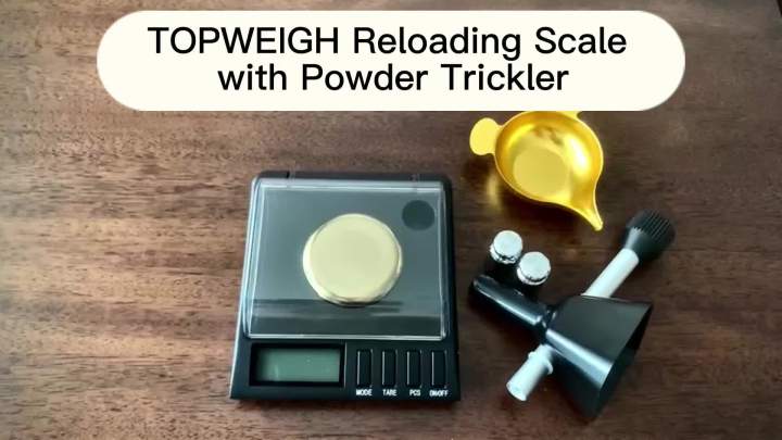 Reloading Scale with Powder Trickler, Powder Scale for Reloading, Metal ...
