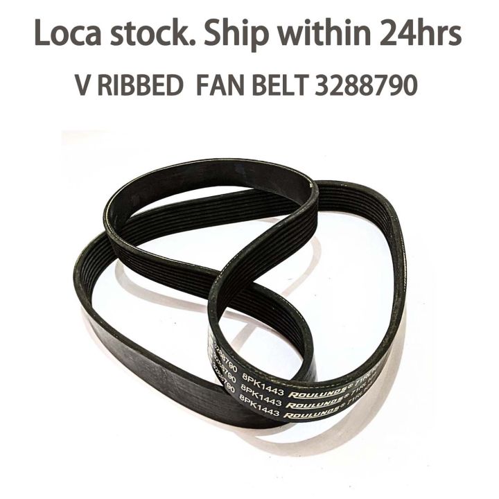 3911568 8PK1443, V RIBBED BELT, FAN BELT [LOCAL STOCK, FAST SHIPPING ...