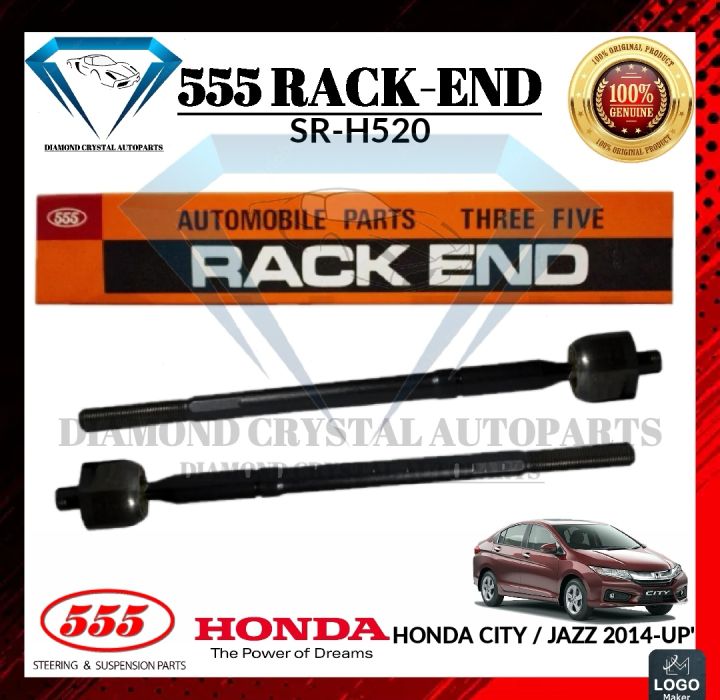 555 RACK END HONDA CITY 2014-UP' SET (SR-H520) "555 STEERING ...