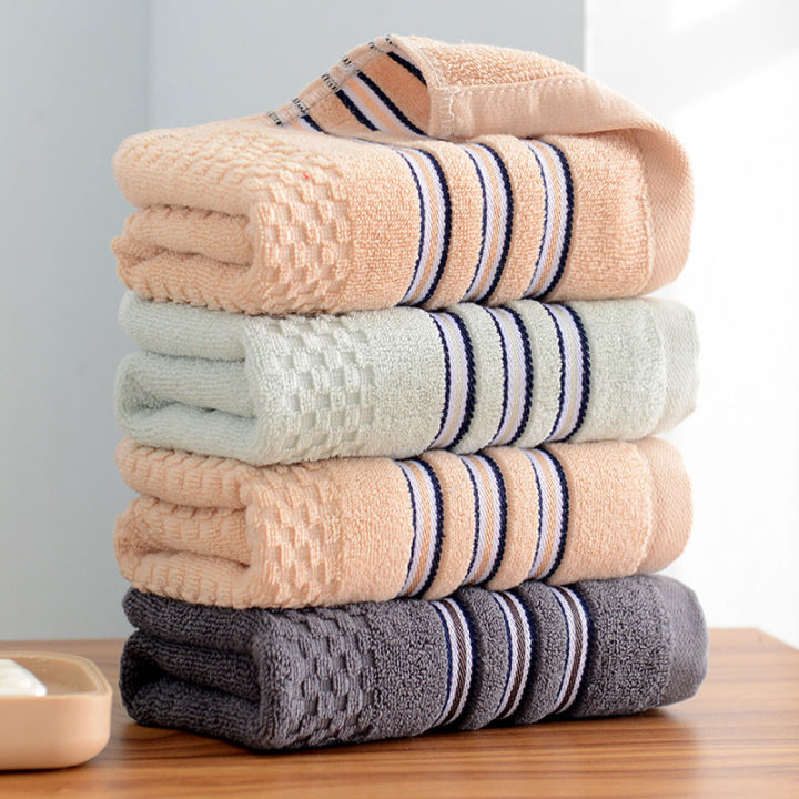 100% Cotton🔥 Premium Luxury Grade face Towel Tuala muka Serap Air 30cm ...
