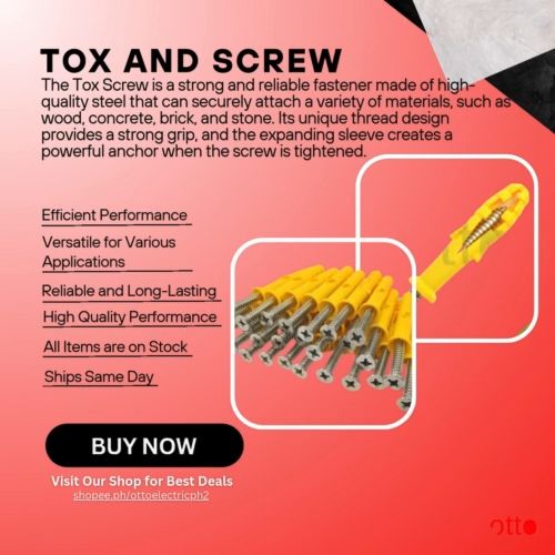 Tox and Screw High quality Cheapest | Lazada PH