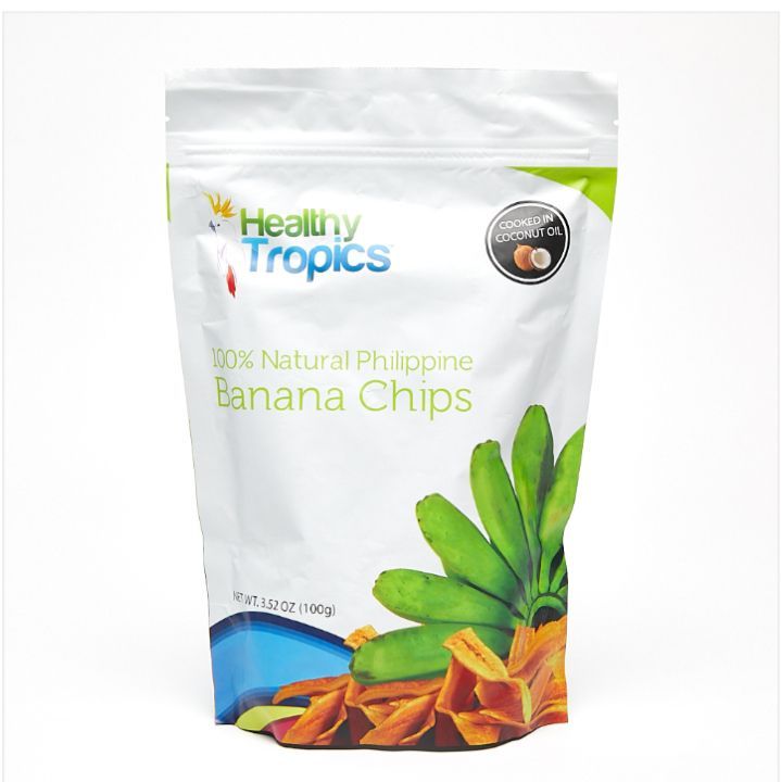 Healthy Tropics 100% Natural Philippine Banana Chips 100g | Lazada PH