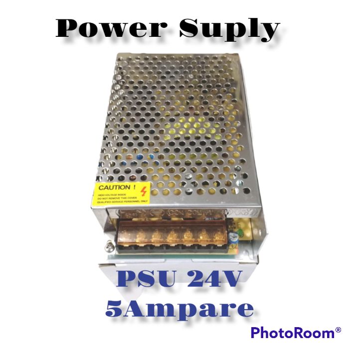 Switching Power Supply PSU 24V 5A High Quality, 24 Volt 5 Ampere Jaring ...