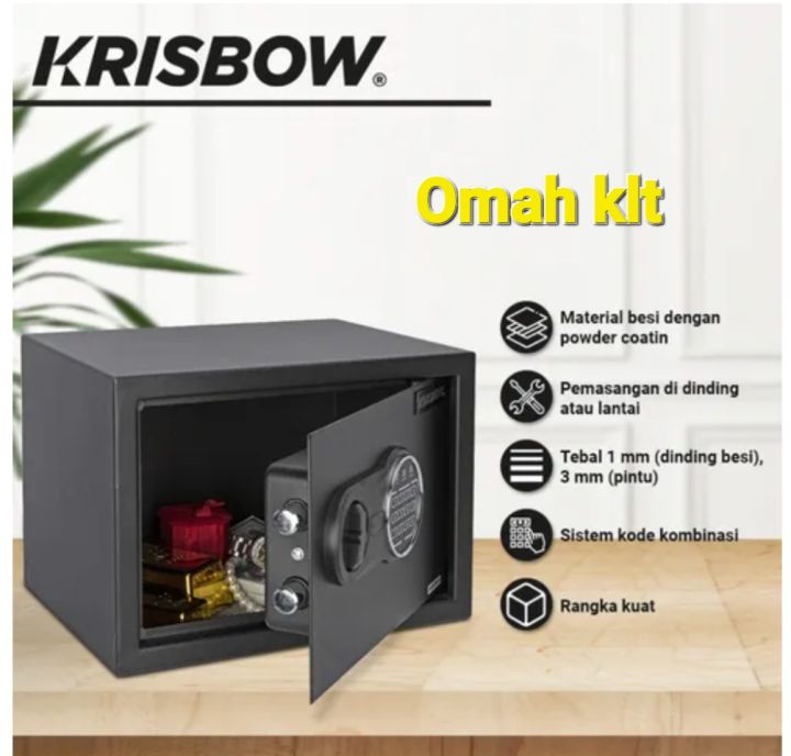 krisbow brangkas brankas besi electric stell safe KRISBOW | Lazada ...