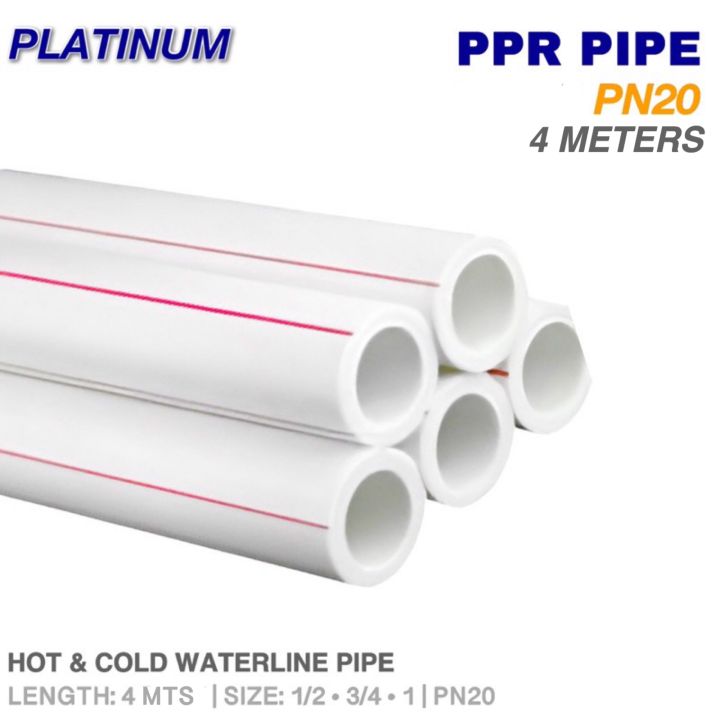 4Mts | PHILCORE PPR Pipe PN-20 | Whole No Cut Hot & Cold | Heavy Duty ...