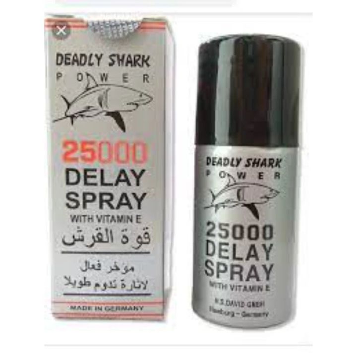 DEADLY SHARK POWER 25000 DELAY SPRAY FOR MEN | Lazada PH