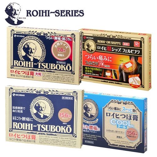 [ROIHI-TSUBOKO] NICHIBAN Medicated Coin Patch / Cool / Heat / Big ...