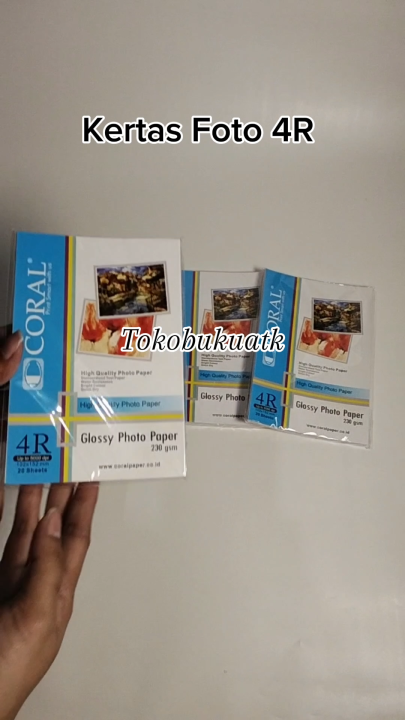 Kertas Foto 4R 230 gram, Kertas Foto PostCard, Kertas Foto 4R Coral ...