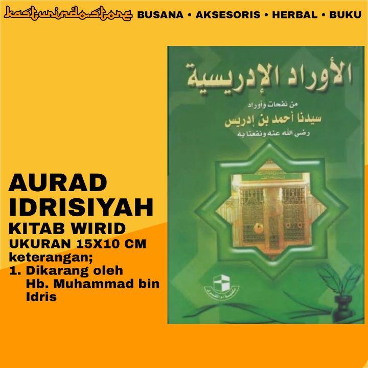 Kitab Aurad Dzikir dan Wirid Thoqiroh Idrisiyah Habib Muhammad bin ...