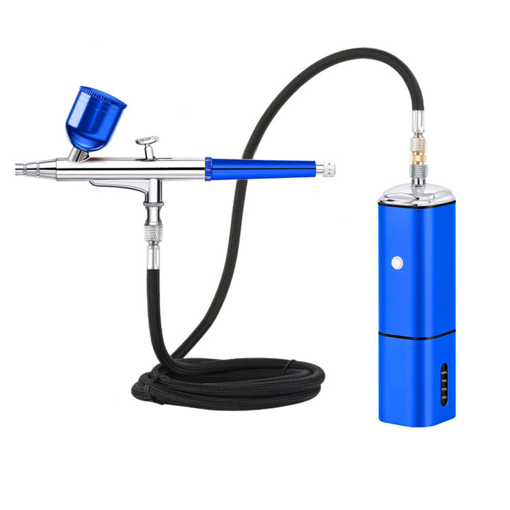 Mini Airbrush Compressor Set Rechargeable Type C Professional Scale ...