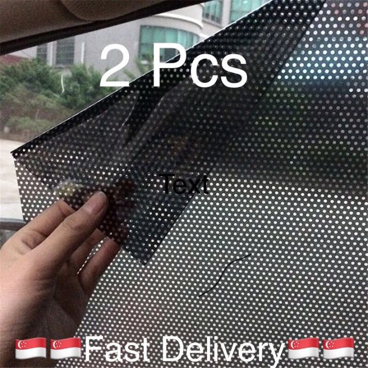 🇸🇬READY STOCK🇸🇬 2pcs Car Sunshades Electrostatic Sticker Side Window ...