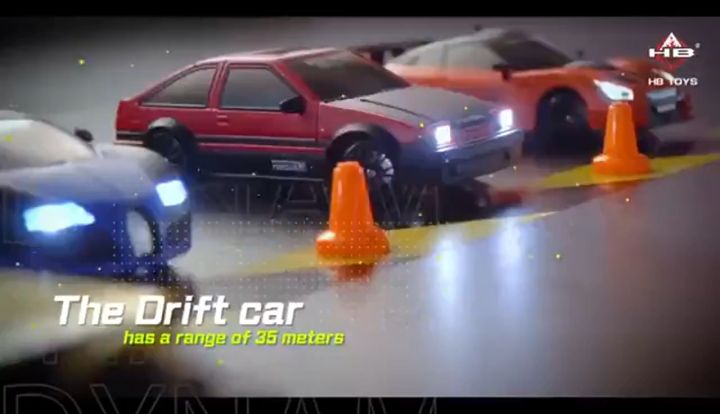4WD RC Drift Car Toy Remote Control Car 2.4GHz 15km/h High Speed ED ...
