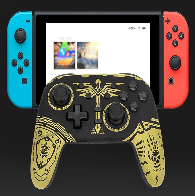 S08 Wireless Gaming Controller Type-C Interface, Colorful Light Effect ...