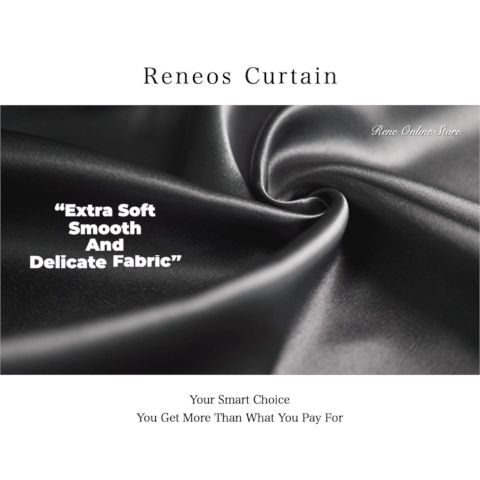 RENEOS 99% Blackout Curtain 270cm Height Langsir 270cm Labuh Langsir ...
