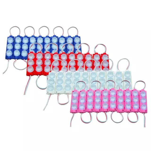 1 RENTENG 10pcs lampu led mata 3 type 7520 | Lazada Indonesia