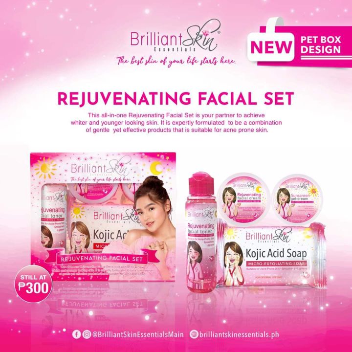Brilliant Skin Rejuvenating Facial Set Original Brilliant Rejuv Set