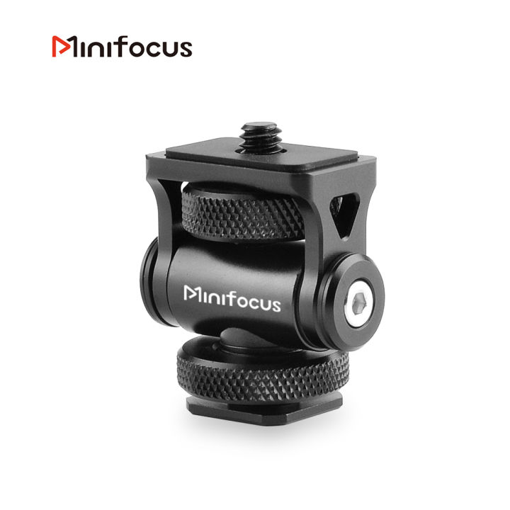 Minifocus ที่ใส่จอภาพแบบตั้งพื้นเย็นสำหรับกล้องจอภาพสนามไมโครโฟนรองเท้าร้อนปรับความเอียงได้180 ...