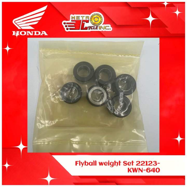 Honda Genuine Flyball / Weight Roller Set (15g) 22123KWN640 for ALL ...